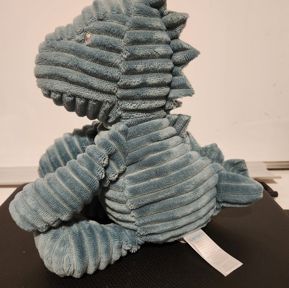 Carter's | Toys | Carters Corduroy Teal Dinosaur Plush Stuffed Animal ...